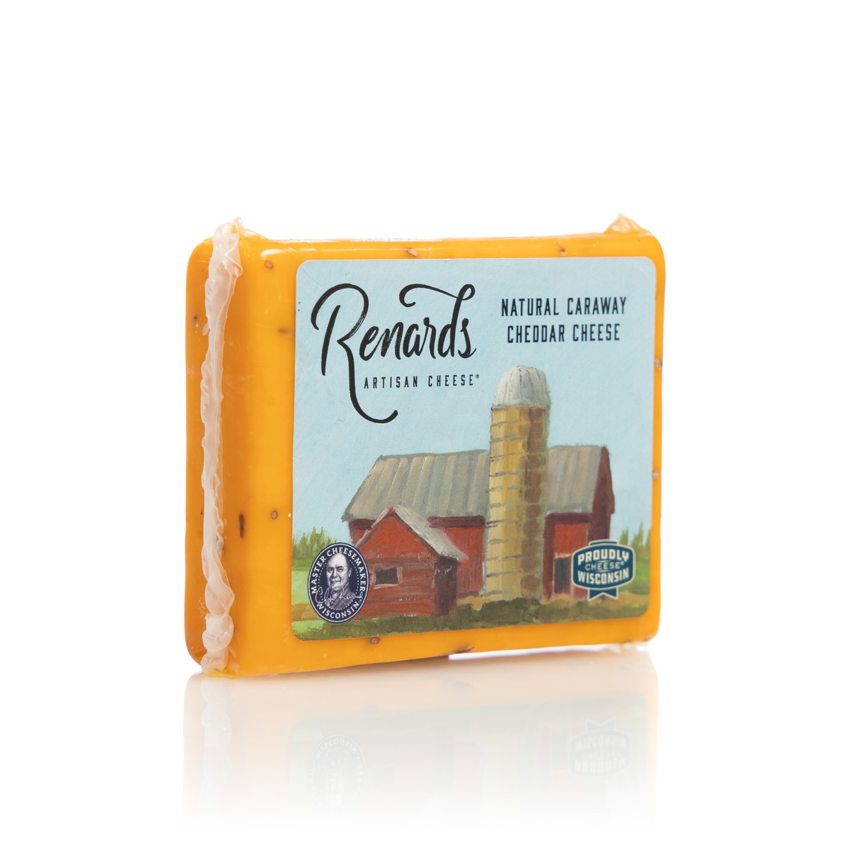 Natural Caraway Cheddar Cheese – Renard's Cheese