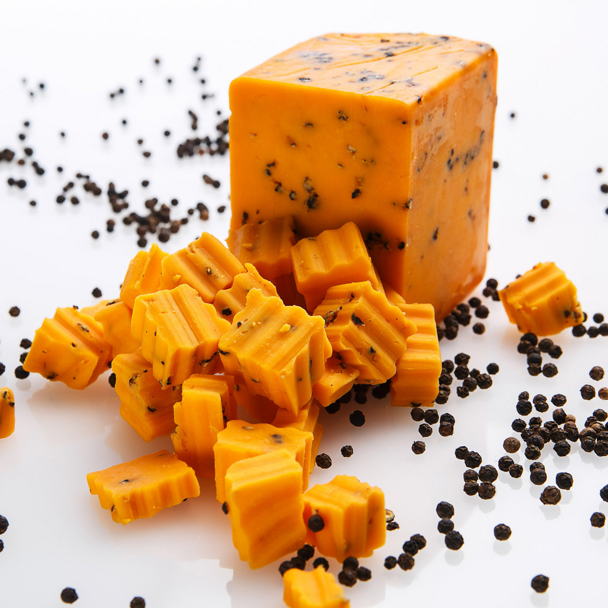 Cracked Black Pepper Cheddar Cheese – Renard's Cheese