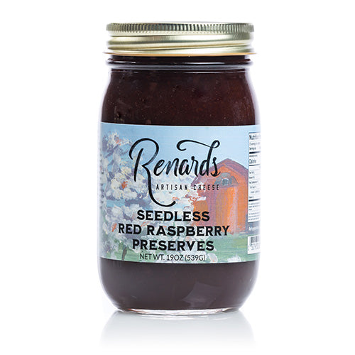 Seedless Red Raspberry Preserves - Renard's Favorite – Renard's Cheese